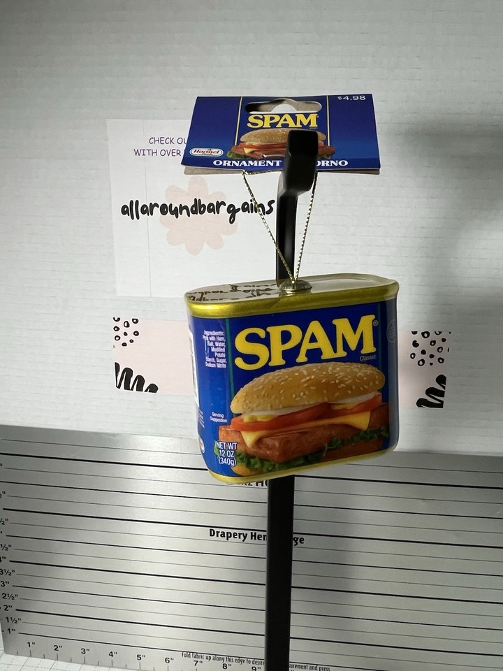 Ruz Hormel Spam Canned Ham Christmas Collectible Novelty Ornament | eBay