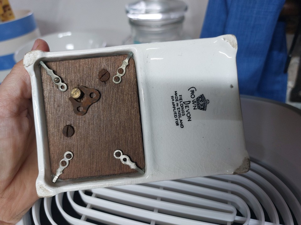 CROWN DEVON FIELDINGS WIDDICOMBE FAIR 1930 40s VINTAGE MUSICAL TRINKET ...