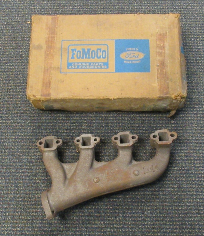 1965-67 NOS Mustang 289 K-Code Hipo Left Cast Iron Exhaust Manifold | eBay