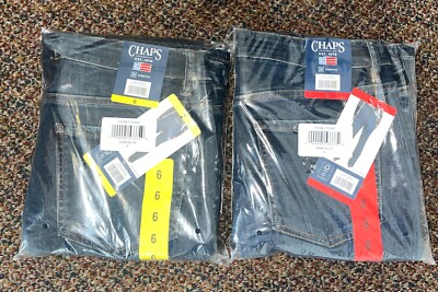 CHAPS Dark Blue Wash Bootcut Womens STRETCH Jeans Pants Sz 6 & 8 NWT | eBay