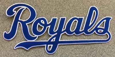 KANSAS CITY ROYALS MLB BASEBALL VINTAGE 9" CURSIVE SCRIPT TEXT LOGO ...