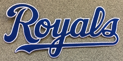 KANSAS CITY ROYALS MLB BASEBALL VINTAGE 9" CURSIVE SCRIPT TEXT LOGO ...