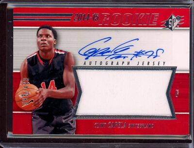 CLINT CAPELA ~ 2014-15 SPx Jersey Autograph Rookie Card RC AUTO #76 ...