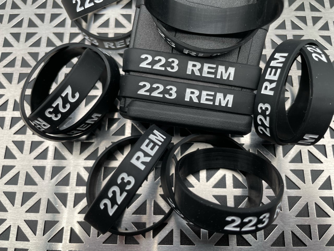 223 Rem 556 Mag ID Band Multi Color Strong & Durable (Pack of 3, 5 or ...