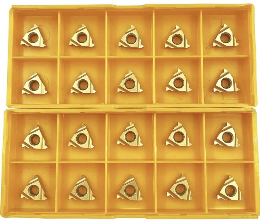 20PCS Lathe Threading Inserts Carbide Turning Inserts 11IR A60 CNC ...