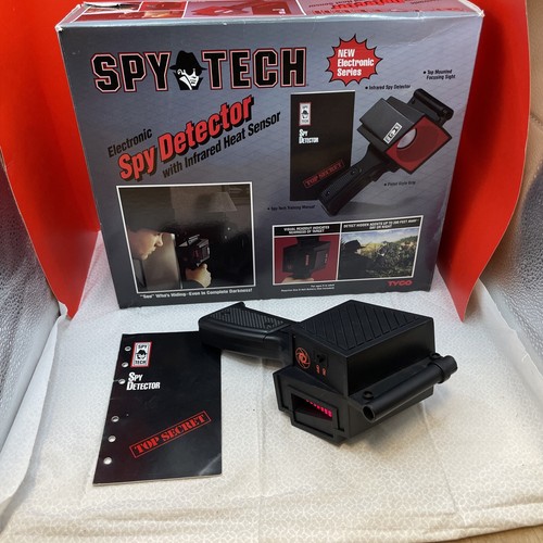 Tyco Spy Tech Spy Detector Working Kit “With Box” Complete Vintage 1991 ...