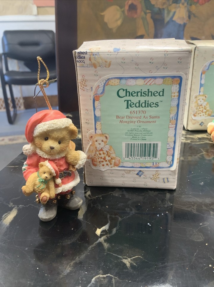 cherished teddies christmas ornaments 7 PCs lot | eBay
