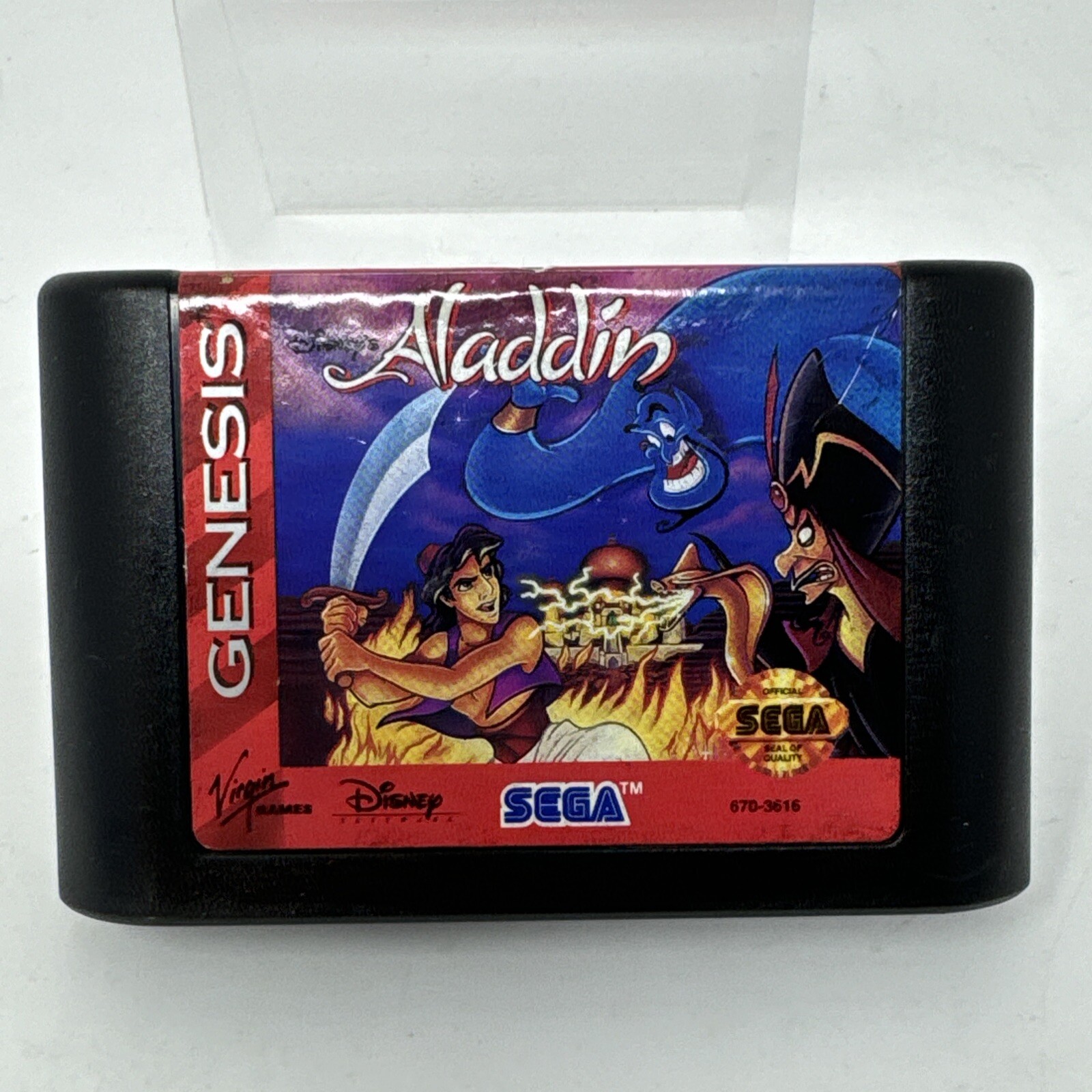 Disney's Aladdin Sega Genesis Original Authentic Genuine Game