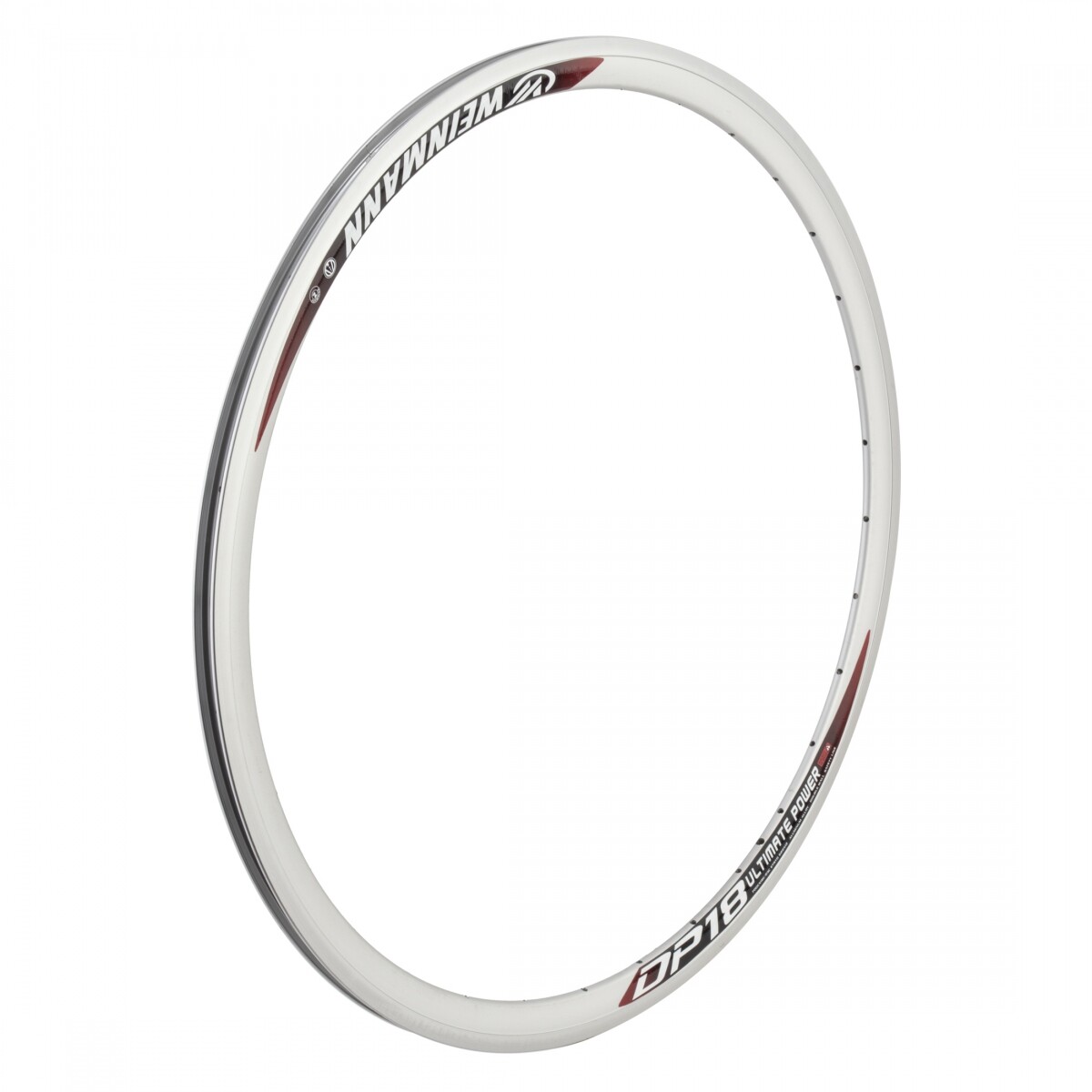 Weinmann DP18 Rim 700c Silver 32-Hole Non-machined Sidewall 622x12.4mm ...