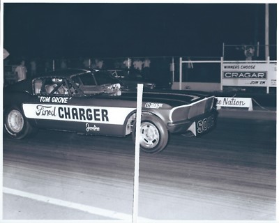 1960s Drag Racing-TOM GROVE's '68 427 SOHC Mustang "Ford CHARGER vs ...