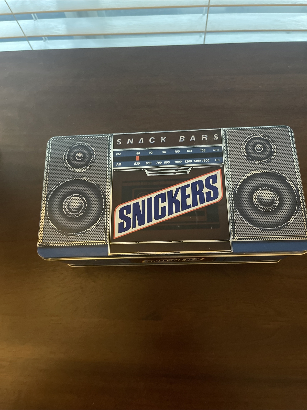 1990 Snickers Tin Collector's Edition Fun Size Radio Theme Tin Mars ...