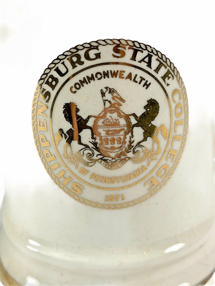 Vintage Shippensburg State College Mug Stein Jug PA Salt And Pepper ...