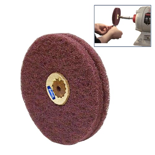 Satin Finish Buff 2 Ply 4" Fine Matt Finish Brush Aluminum Oxide ...