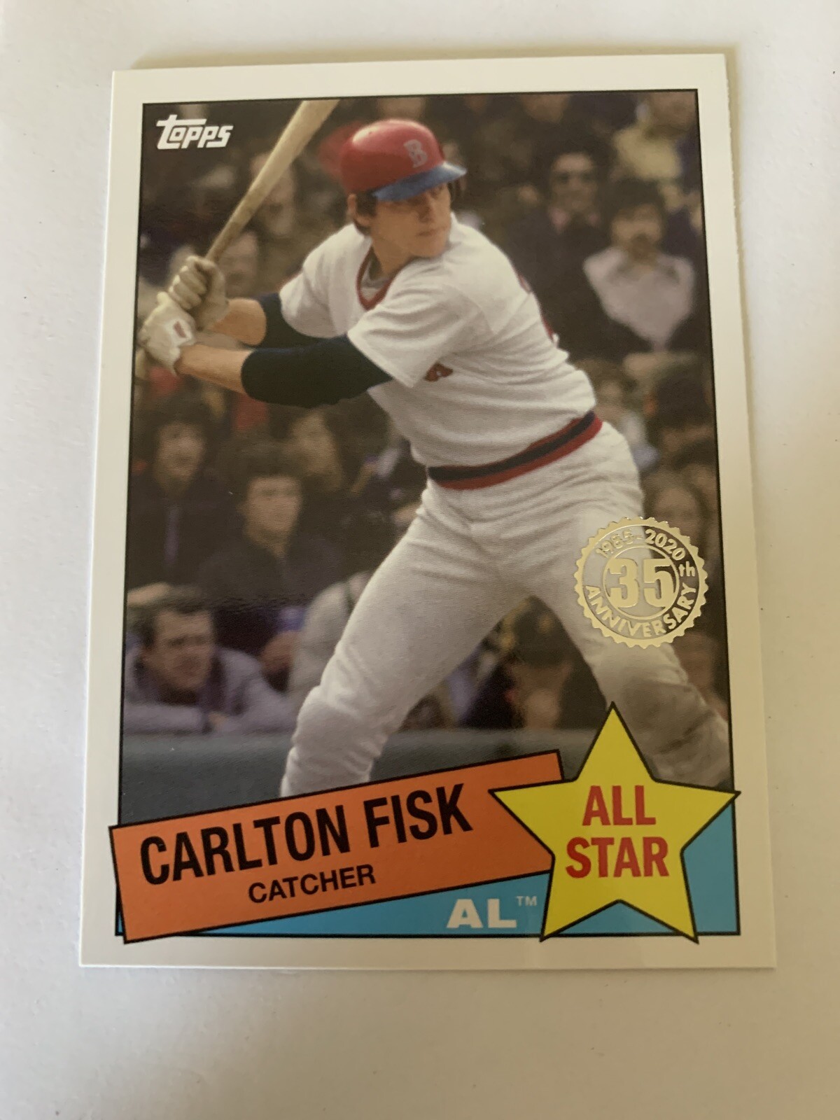 2020 Topps Series 2 CARLTON FISK 1985 All-Star # 85AS-27 Boston Red Sox ...
