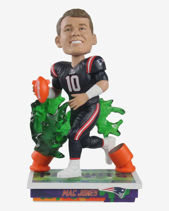 Mac Jones New England Patriots Slime Zone Bobblehead NFL Football | eBay