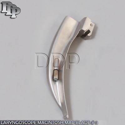 LARYNGOSCOPE MACINTOSH MAC BLADE # 3 ANESTHESIA EMT INTUBATION ...