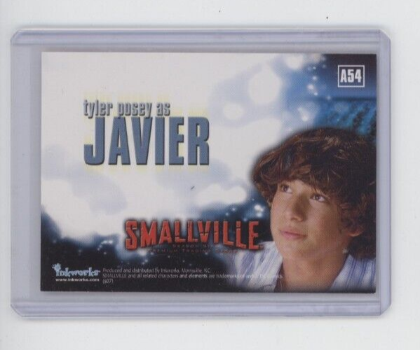 INKWORKS SMALLVILLE TYLER POSEY AUTO AUTOGRAPH ON CARD BOLD TEEN WOLF ...