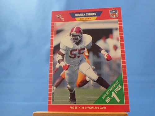 Derrick Thomas Pro Set 1989 #498 RC Rookie No 1 Pick | eBay