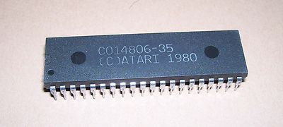 NEW Atari 800 XL XE computer console MPU CPU IC chip C014806 / 6502C ...
