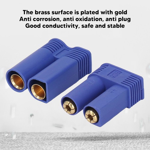 10 Pairs EC5 Gold Plated Plug Connector Anti Reverse RC Model S For ...