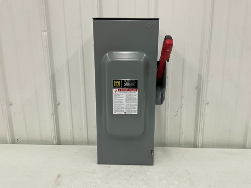 SQUARE D H363RB 3 POLE 100A 600VAC N3R HEAVY DUTY SAFETY SWITCH | eBay