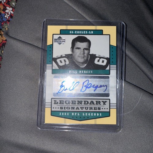 2004 Upper Deck NFL Legends - autograph Signatures #LS-BB Bill Bergey ...