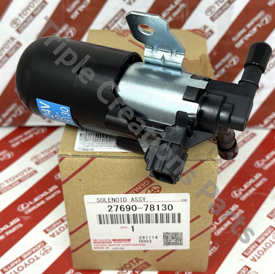 Toyota Genuine 27690-78130 Solenoid Assy W/Bracket Exhaust Brake ...
