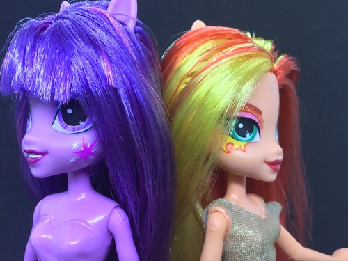 My Little Pony Equestria Girls Sunset Shimmer & Twilight Sparkle 9 ...