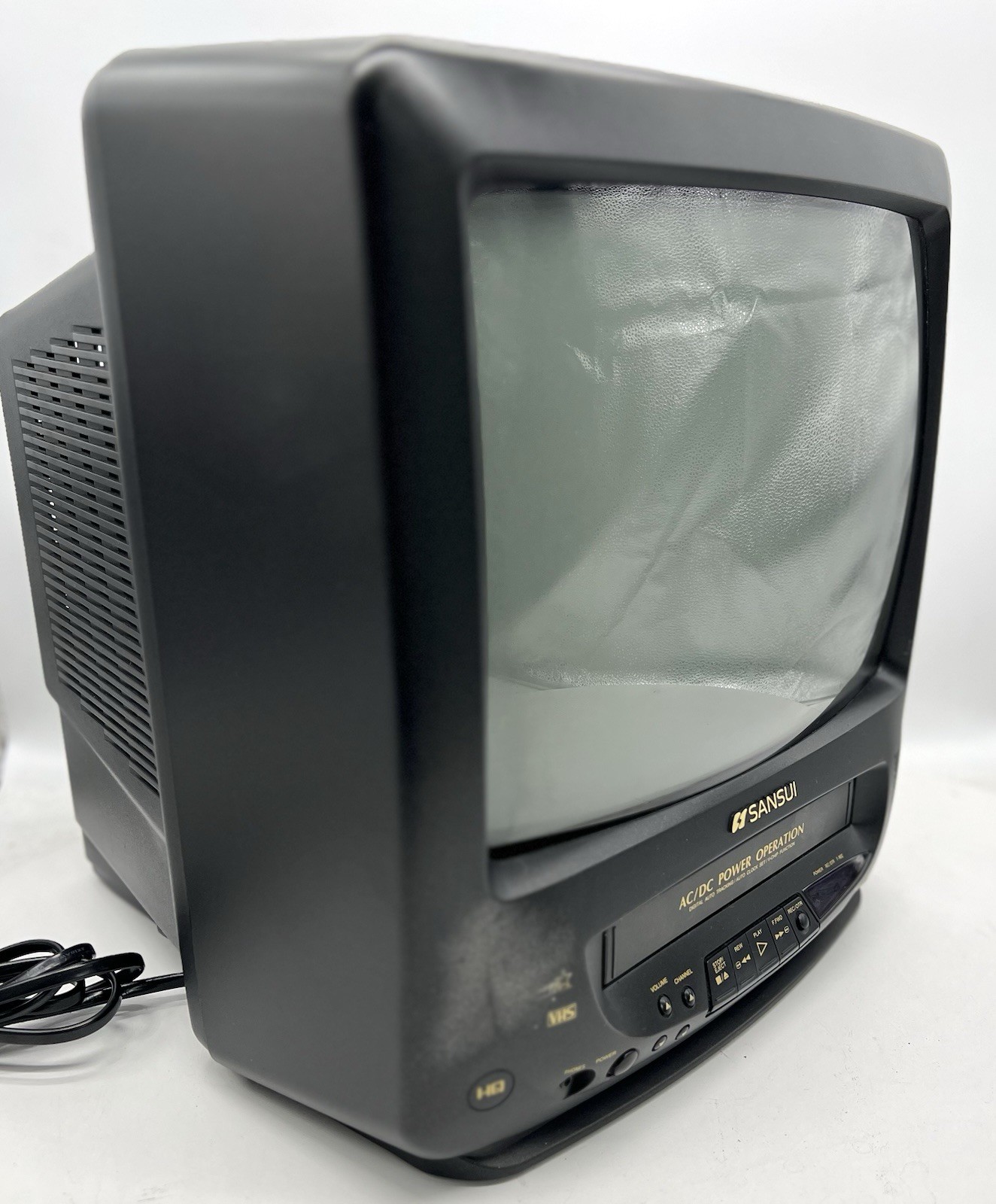 Vintage Sansui 13" TV VCR Combo COM311ADB VHS CRT Retro Gaming Works ...