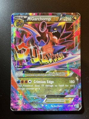 Pokémon TCG XY Black Star Promo Mega M Garchomp EX Promo Card | eBay