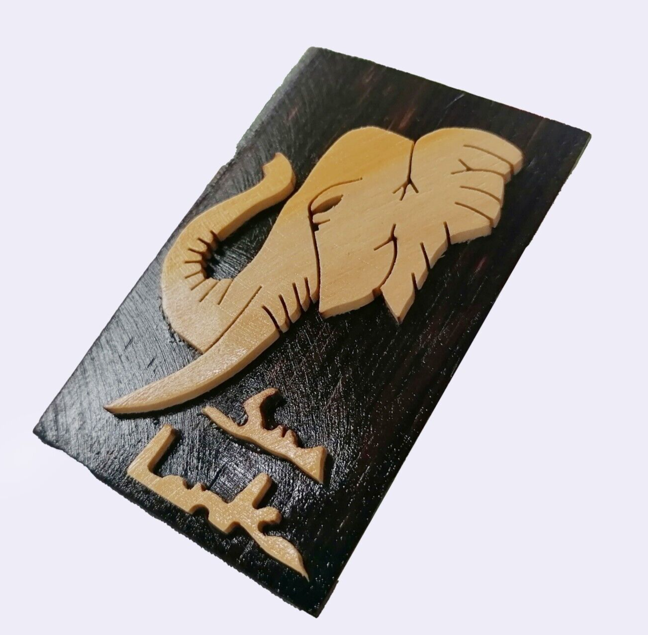 Magnet Wood Refrigerator Handmade Fridge Elephant Sri Lanka New Decors ...