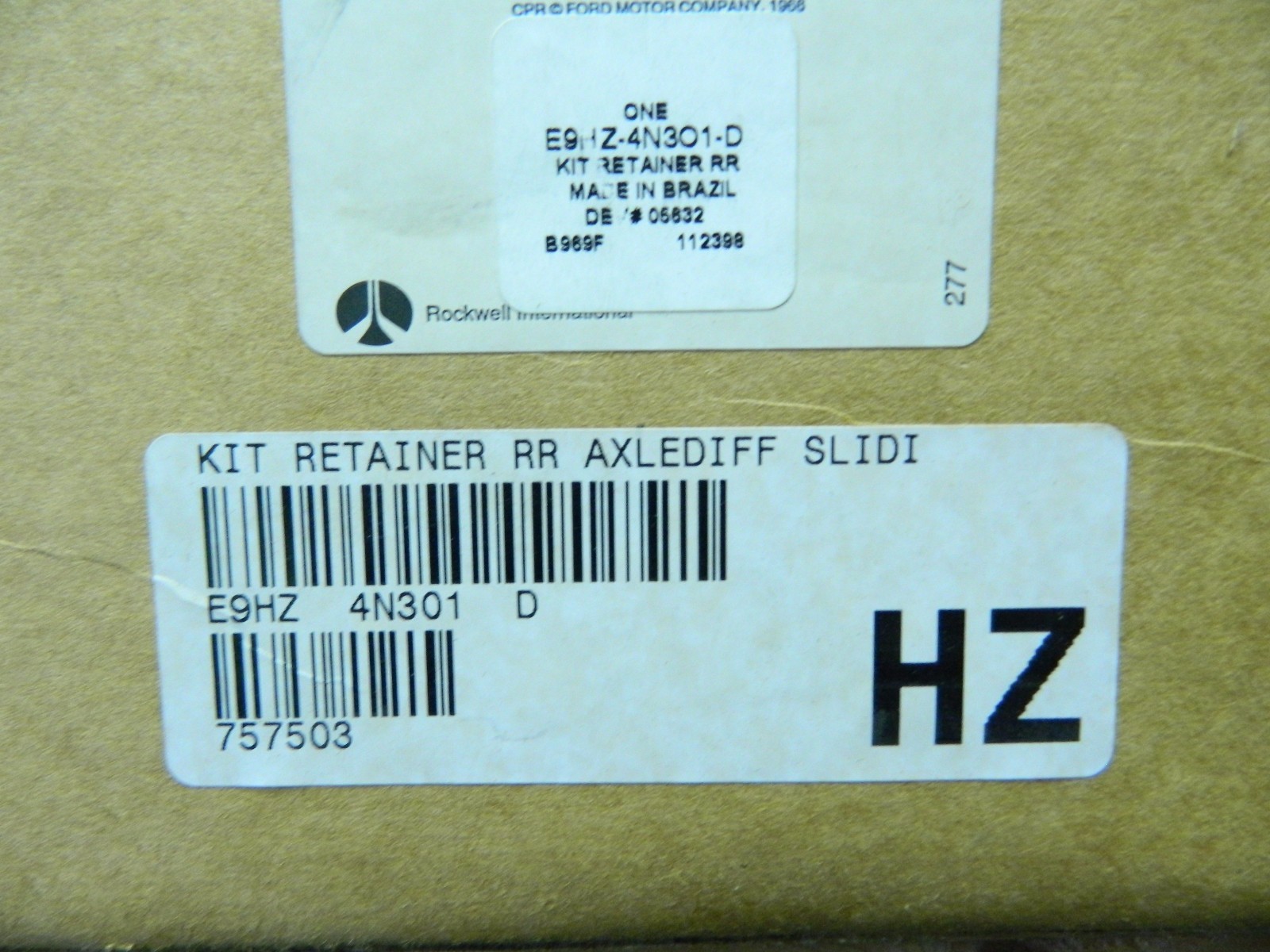 New OEM Ford Medium Heavy Truck Axle Differential Sliding Retainer Kit ...