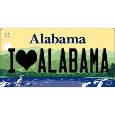 I Love Alabama Alabama Key Chain Metal Novelty KC-10013 | eBay