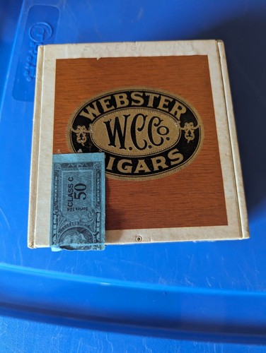 Webster Cigars Box Empty | eBay
