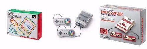 New Nintendo Super Famicom Classic Mini & Famicom Set Game console SNES ...