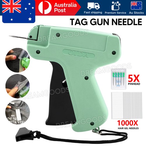 Clothes Garment Price Label Tagging Tags Gun Machine+1000 Glue Needles+ ...