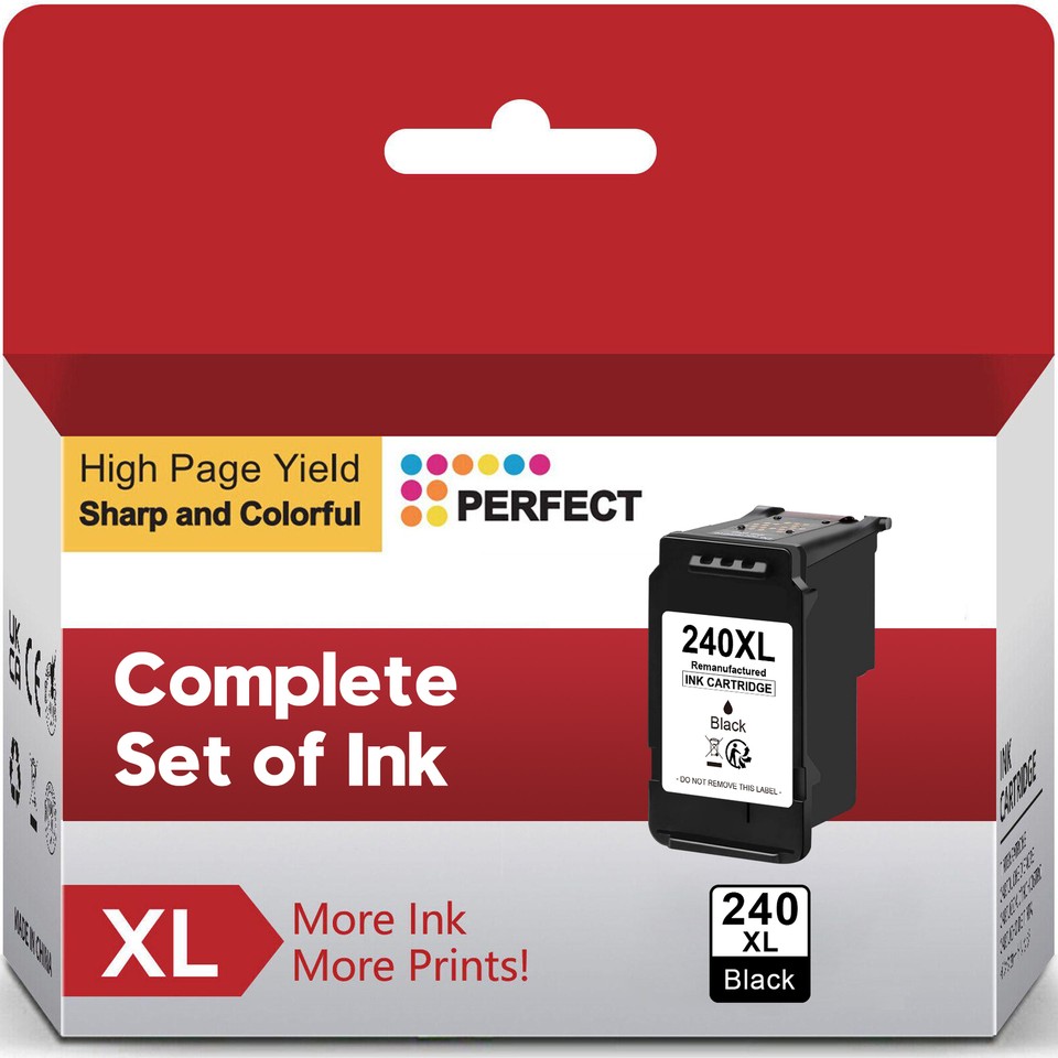 Ink Cartridge for Canon PG240XL CL241XL PIXMA MG2120 MG2220 MG3120 ...