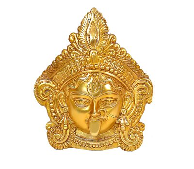 Brass Goddess Durga Mask Wall Hanging Idol Statue Figurine 7.5" | eBay UK