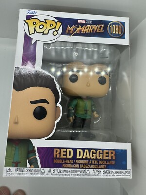 New Funko Pop Marvel Ms.Marvel #1080 Red Dagger bobble-head figure | eBay