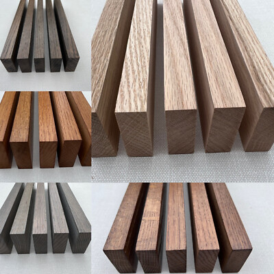 Solid Oak Slats Wall Decoration Slatted Fence Panel Oak Cladding 2 m ...