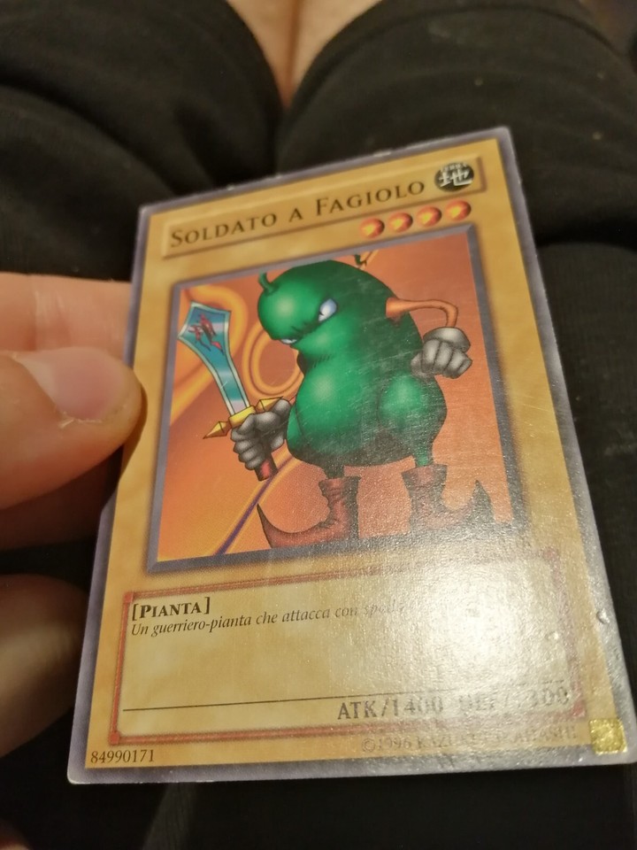 Carta Yu Gi Oh Soldato a Fagiolo TP1-I018 Comune Ita Played | eBay