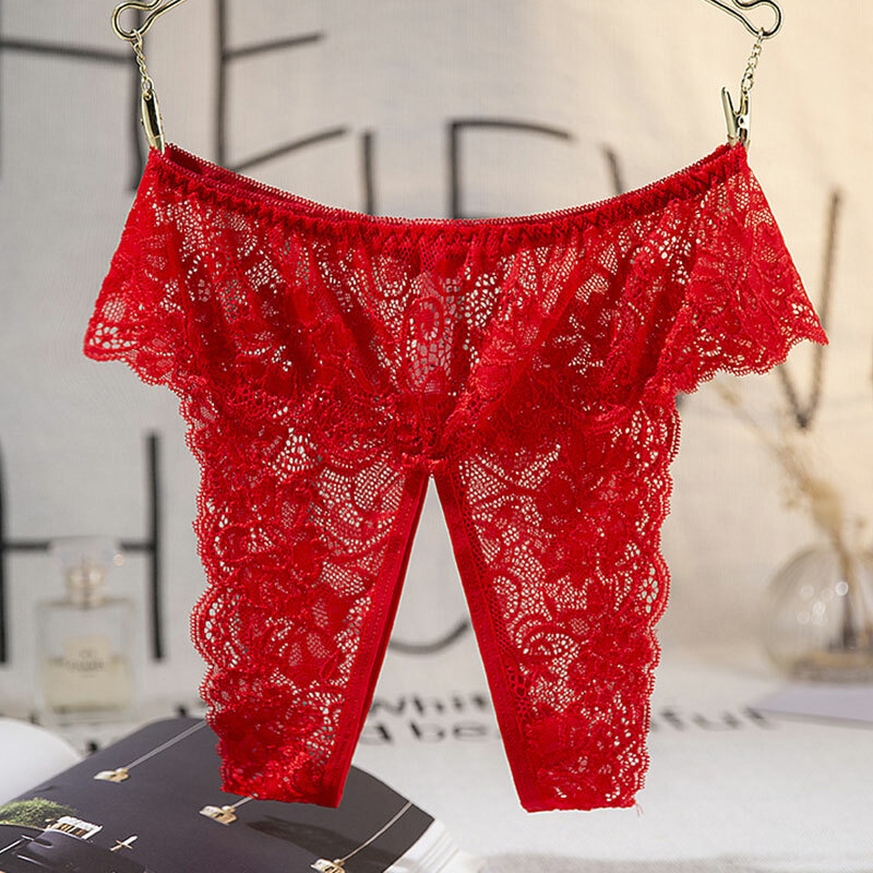 Womens Sexy Crotchless Panties Thong Lingerie Underwear G String Briefs