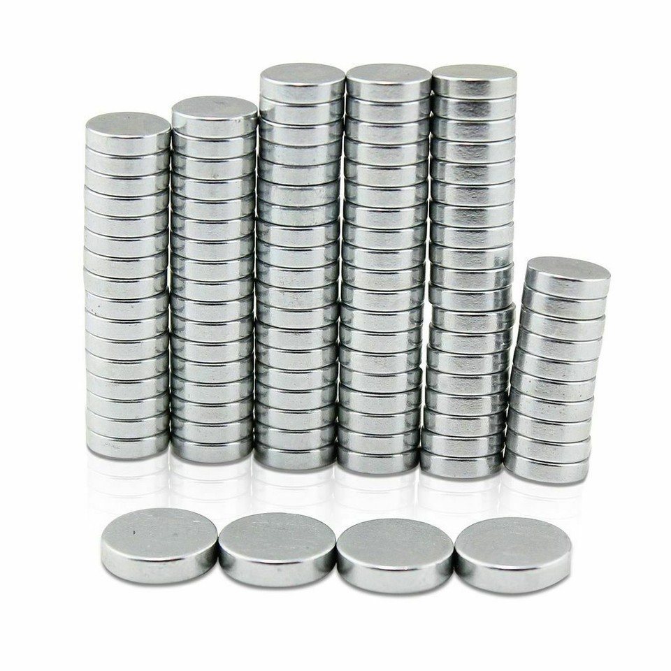Lot 50 100 200 Pcs Round Disc Magnets Rare Earth Neodymium Magnet ...