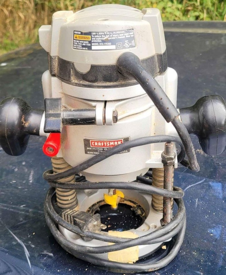 Craftsman 2hp Convertible Router With Plunge Base | eBay