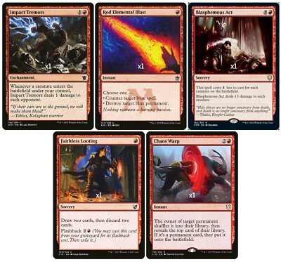 MTG Red Commander Deck Staples Bundle (5 Cards) MINT | eBay