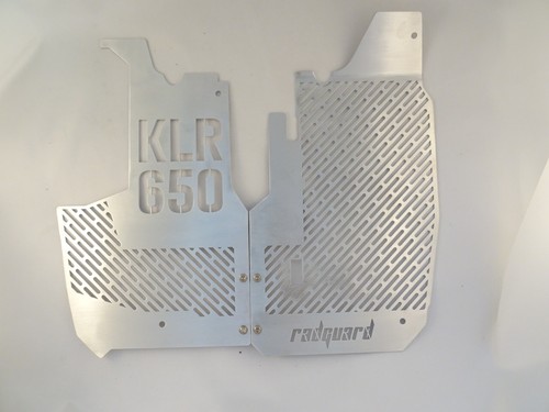 SILVER Radiator Guard Fits KAWASAKI KLR650 2022 2023 | eBay Australia