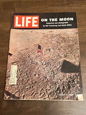 VINTAGE LIFE Magazine August 8,1969 On The Moon Apollo Landing Neil ...