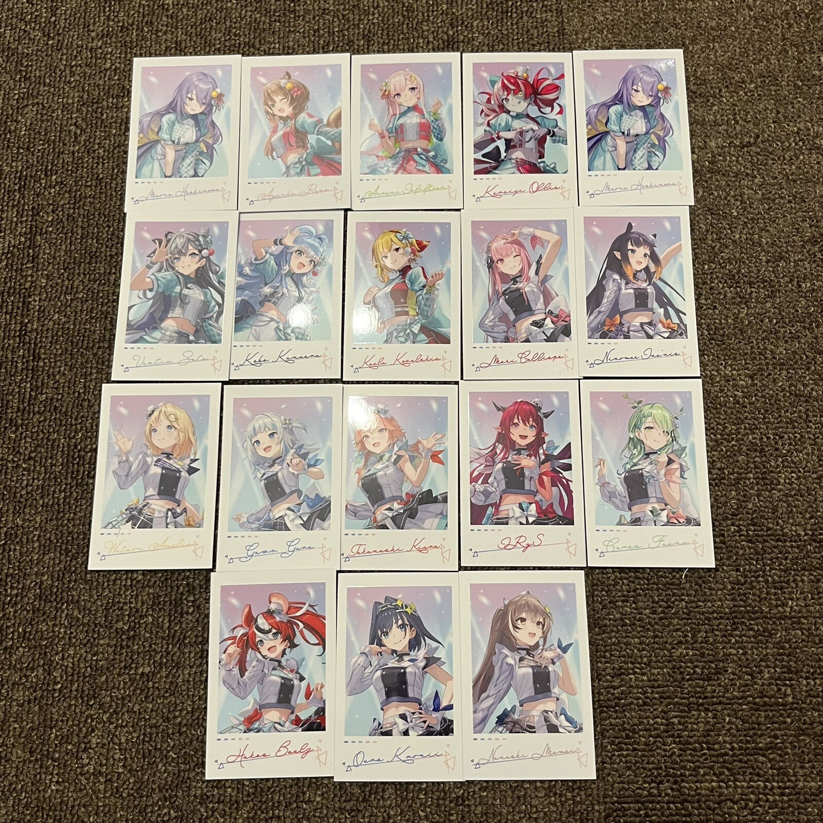 Hololive SUPER EXPO 2024 Indonesia and English members Cheki-Style Card ...