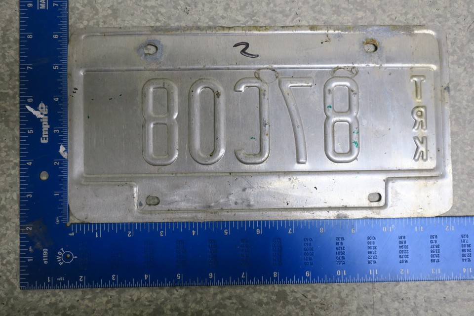 Vermont LIcense Plate Tag VT Apportioned Big Rig Truck Semi 87C08 #2 | eBay