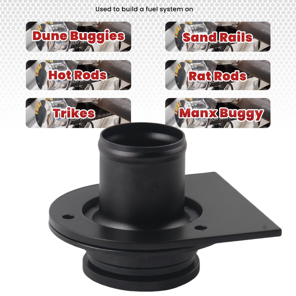 17-2530 Remote Fuel Tank Filler Neck For 2" Hose with cap & mount ...